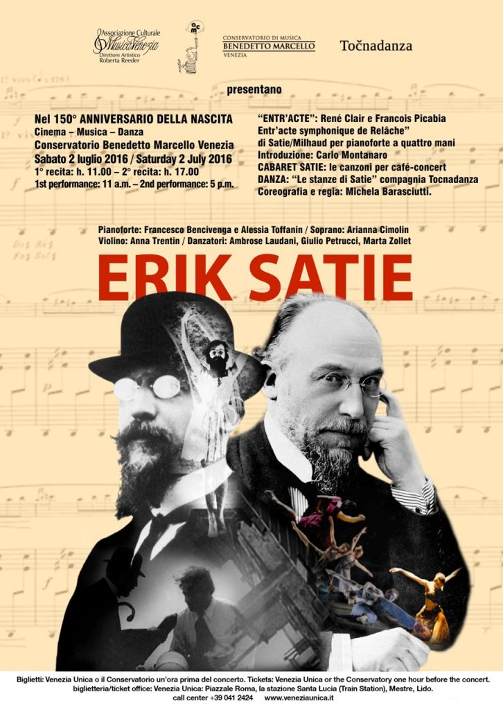 Venise célèbre le 150ème anniversaire de Satie - Erik Satie
